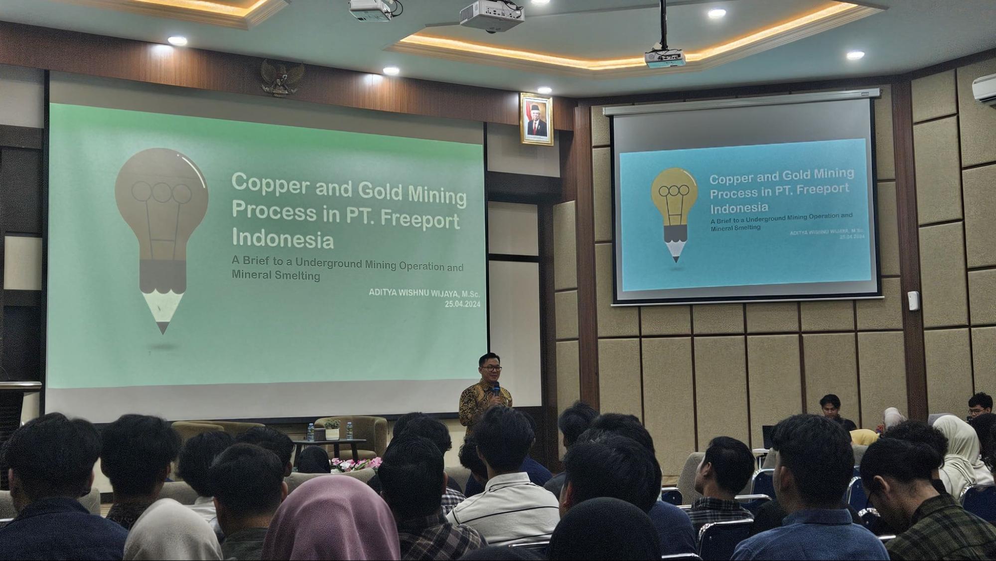 Guest Lecture : Underground Mining PT. Freeport Indonesia - Jurusan ...