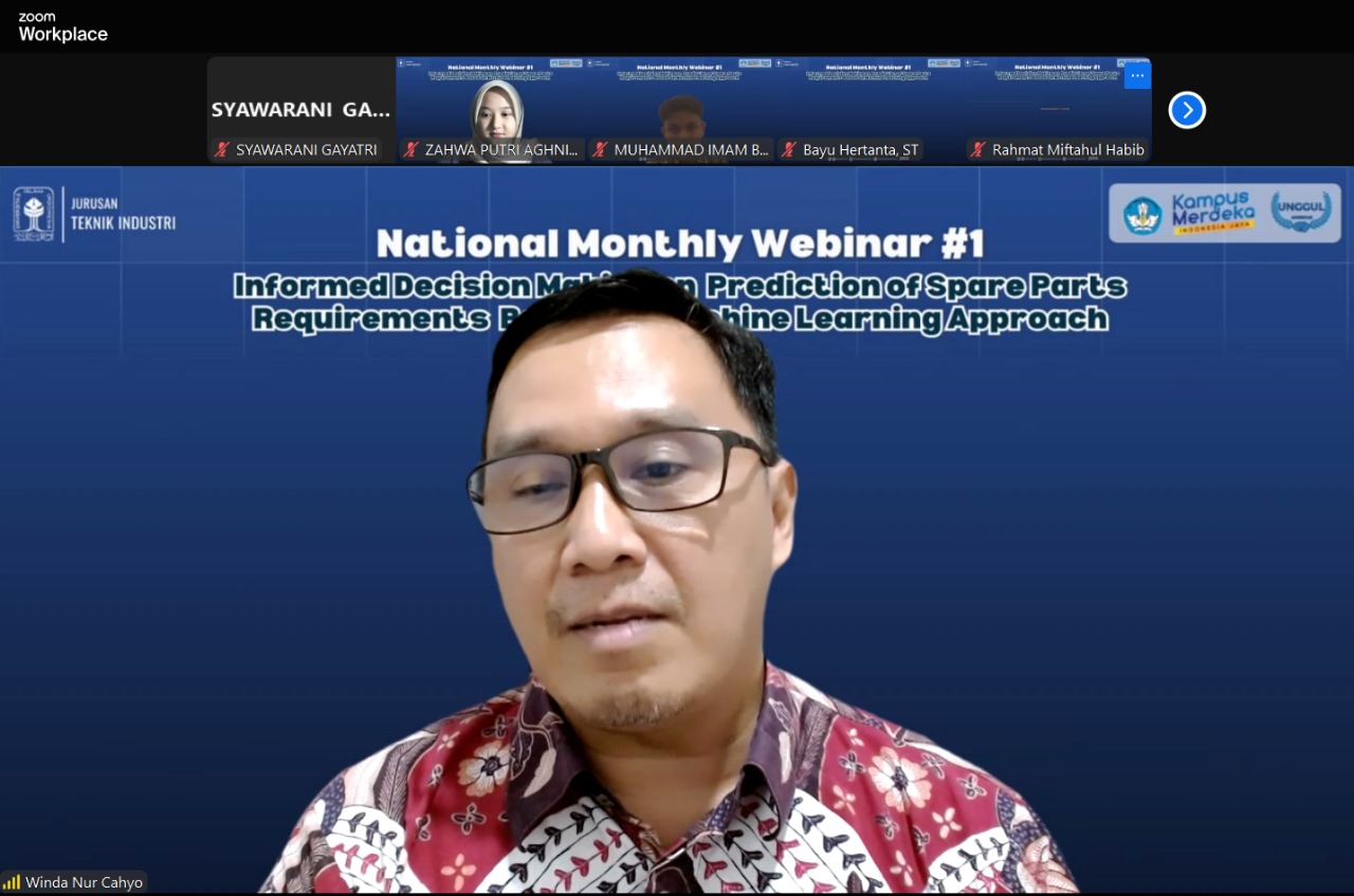 UII Industrial Engineering Monthly National Webinar: Predicting Spare Part Requirements with ...